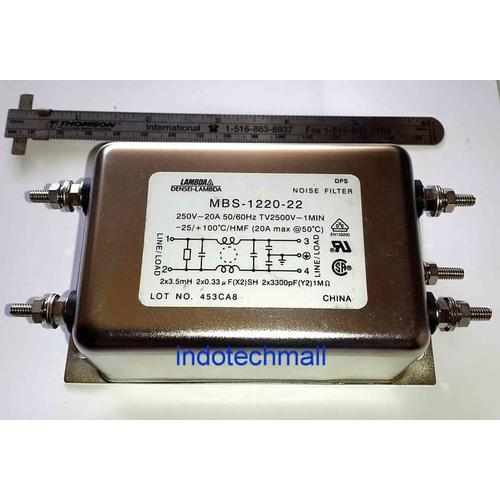 Jual Noise Filter 20A 250V MBS-1220-22 Lambda EMI filter - Kab. Tangerang - indotechmall | Tokopedia