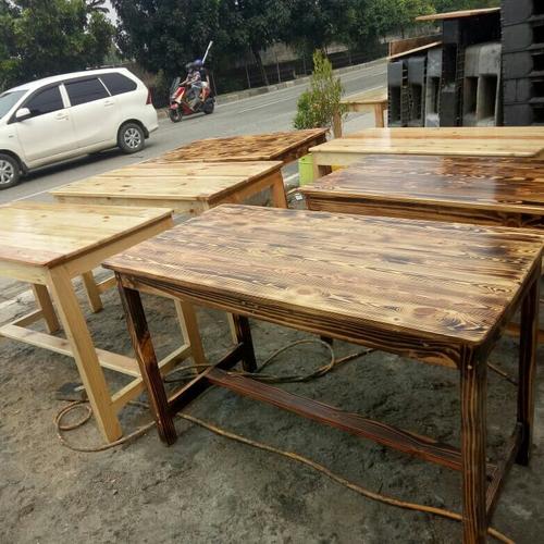 Jual Meja kayu / meja kafe / meja makan jeti belanda / meja laptop ...