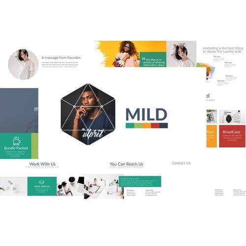 Jual Slide Presentasi MILD Powerpoint Template ppt pptx - Kota ...
