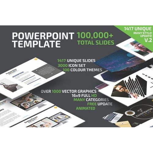 Jual Powerpoint Presentation Template Update V.2 ppt pptx - Kota ...