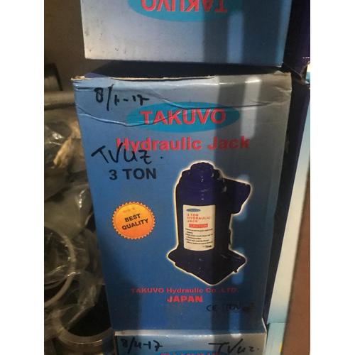 Jual HYDRAULIC BOTTLE JACK 3 TON MEREK TAKUVO DONGKRAK BOTOL - Kab ...