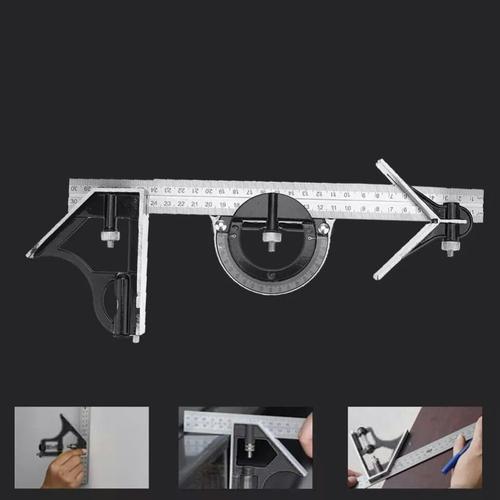 Jual Penggaris teknik 3in1 angle finder protractor-waterpass busur ...