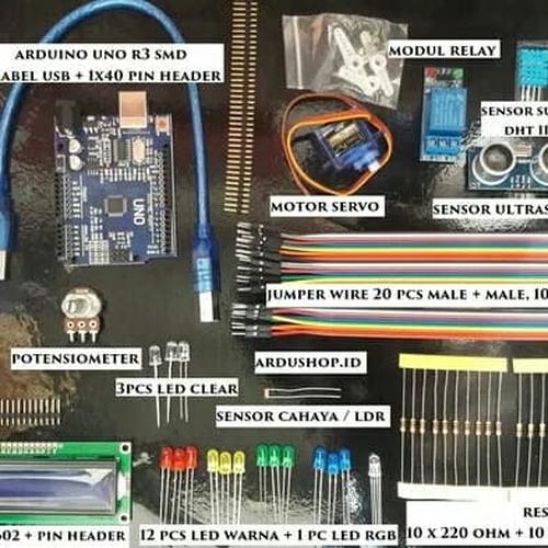 Jual ARDUINO UNO R3 STARTERKIT UNTUK PEMULA TOOL KIT - Jakarta Pusat ...