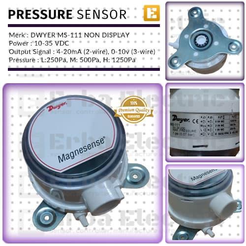 Jual Pressure Sensor Transmitter Dwyer MS-111 Magnesense MS-111 Non LCD ...