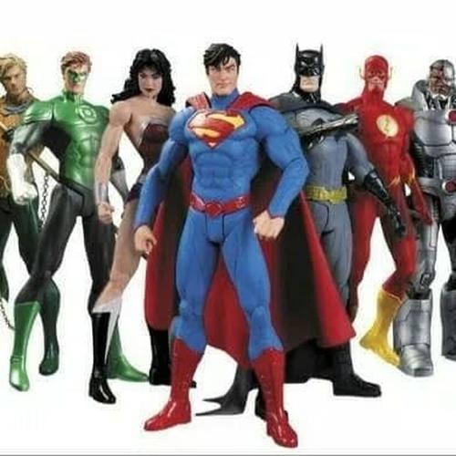 Jual mainan anak superman figure flash Batman set 7 bh - Jakarta Timur ...