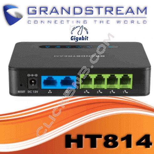 Jual Grandstream HT814 - 4FXS ATA with Dual Gigabit NAT Router - Kab ...