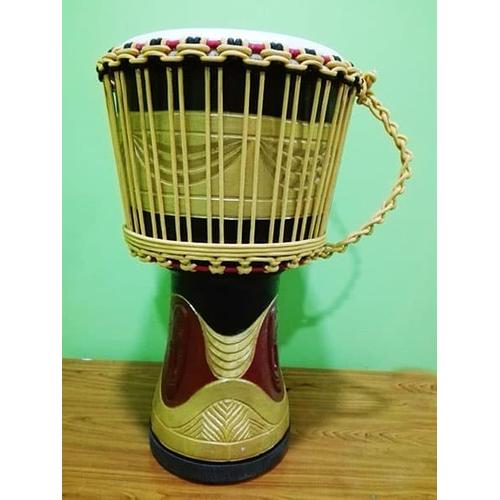 Jual Gendang jimbe 50 cm DCB mahony kulit gambing 4 tali panjat EJJ ...