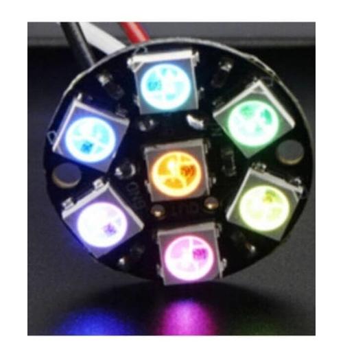 Jual 7-Bit WS2812 5050 RGB LED Ring Round Decoration Bulb Arduino ...