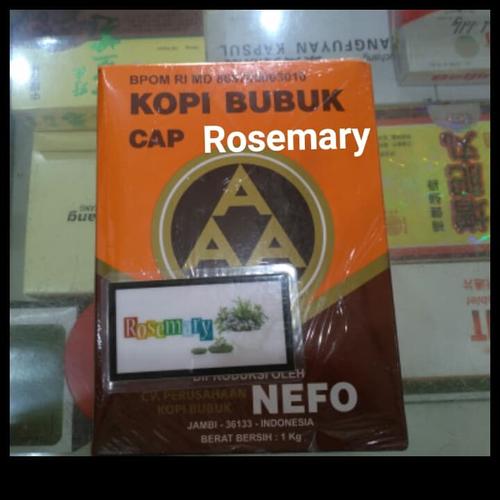 Jual Kopi bubuk hitam asli murni khas tradisi Jambi cap AAA Nefo isi ...