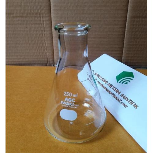 Jual Erlenmeyer Flask 250 mL Gelas labu erlenmeyer IWAKI Original - Kab ... Jual Erlenmeyer Flask 250 mL Gelas labu erlenmeyer IWAKI Original - Kab ...