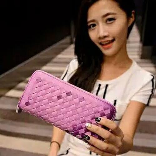 Jual Dompet pesta Kekinian model anyaman elegan Pink Girls - Kab ...