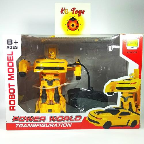 Jual Mobil Remote Robot Model Transform Bumble Bee - Merah - Jakarta ...