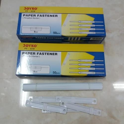 Jual Acco Plastik / Paper Fastener / Pengikat Kertas JOYKO PF-50W - Jakarta Utara - HM ...