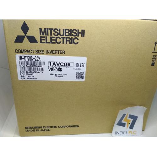 Jual Inverter Mitsubishi FR-D720S-2.2K (2.2KW 220V SINGLE PHASE) - Kota Bandung - INDO PLC ...