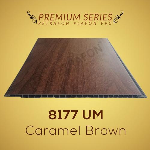 Jual Plafon PVC Petrafon PREMIUM SERIES Type 8177 UM Caramel Brown ...