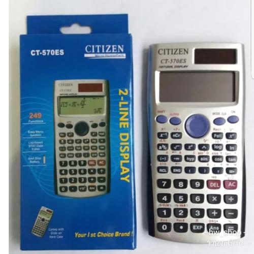 Jual Kalkulator Scientific Citizen CT 570 Es . Kalkulator anak Sekolah ...