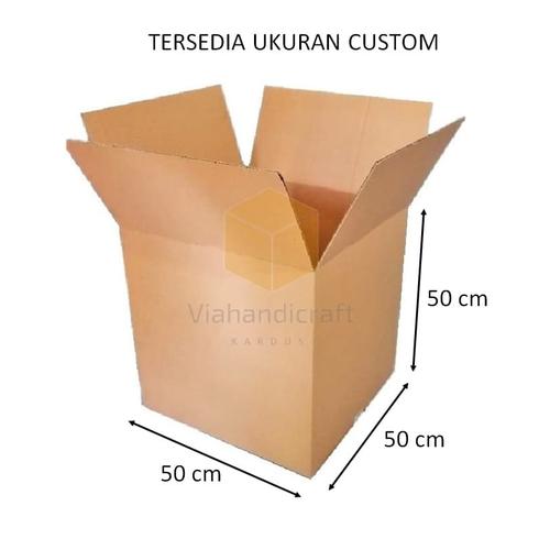 Jual Kardus Box Ukuran 50 x 50 x 50cm Double Wall Dus Packing Kemasan ...