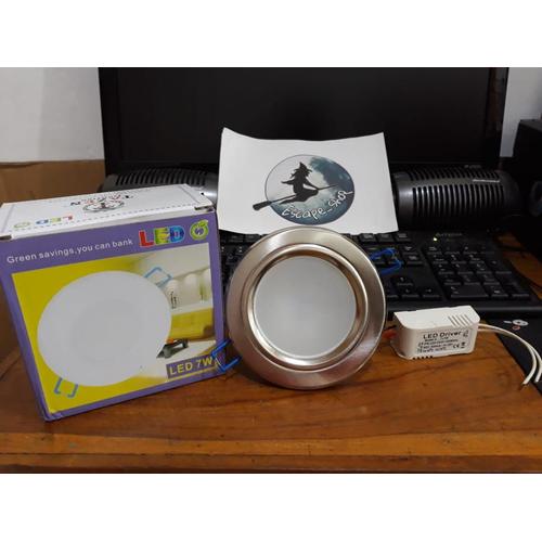 Jual Lampu LED Panel Bulat 7 WATT - Lampu Downlight Panel LED 7 WATT ...