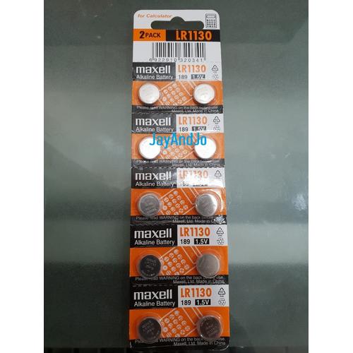 Jual Maxell Baterai LR1130 - Battery LR1130 1.5V - Jakarta Barat ...