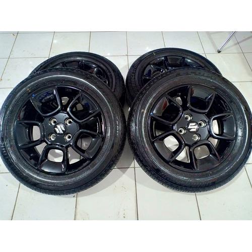 Jual velg Original Ignis Ring Pcd 4X100 Plus Ban 175 65 Bridgestone 95% ...
