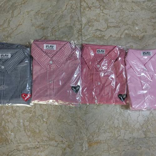 Jual Kemeja CDG kotak kecil - Hitam, XXXL - Kota Surabaya ...