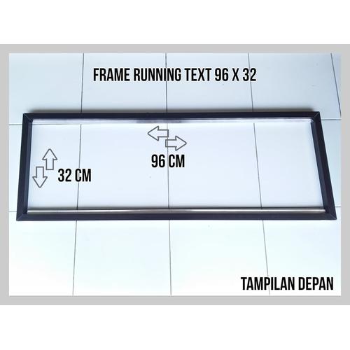Jual Frame Running Text 96 x 32 Ukuran 6 Panel Modul Indoor Outdoor 1 ...