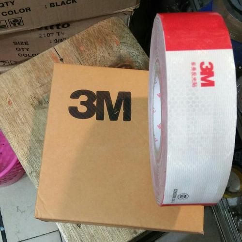 Jual sticker reflective prismatic 3m-scotlet merah putih cna - Jakarta ...