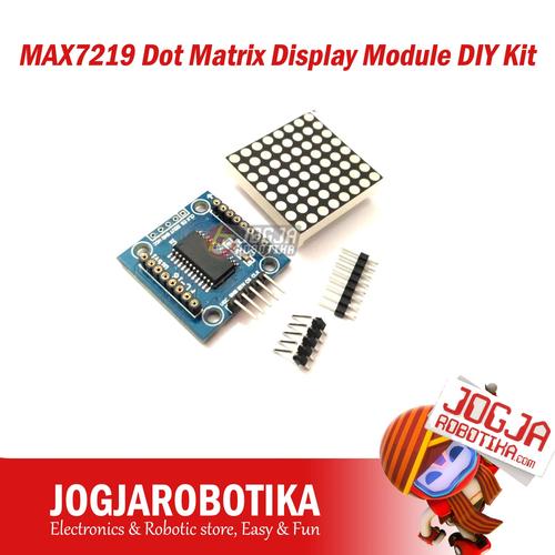 Jual MAX7219 MAX 7219 LED Dot Matrix Display Module DIY Kit - Kab ...