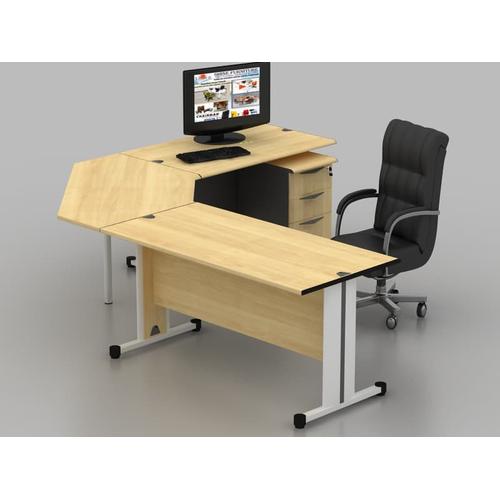 Jual Meja Kerja Kantor Direksi Manager Meja Komputer Gaming S Kaki Besi ...