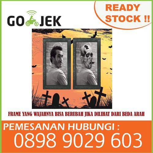 Jual frame horror poster hallowen bingkai 3d menyeramkan - BOX PACKING ...