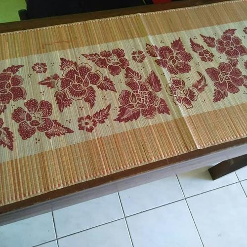 Jual taplak meja runner 100X35 batik mendong etnick style - Kota Depok ...