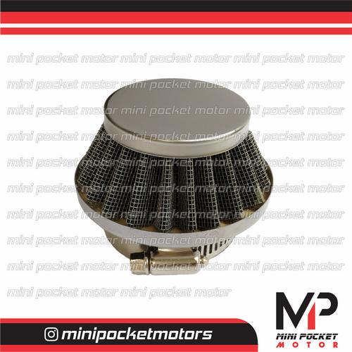 Jual Saringan udara Motor Mini Open Filter Chrome 50cc 2T Matic - Kota ...