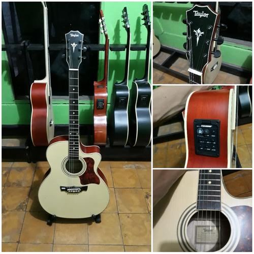 Jual Taylor custom Body double run Neck mahony akustik elektrik FISHMAN ...