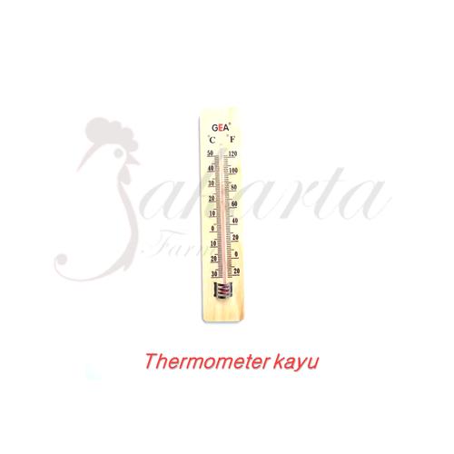 Jual Thermometer Termometer Kayu Untuk Mesin tetas Telur Dan Ruangan ...
