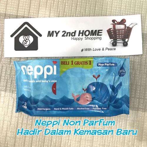 Jual ( khusus Gojek / Gosend ) Neppi Baby Wipes isi 50s buy 1 free ...