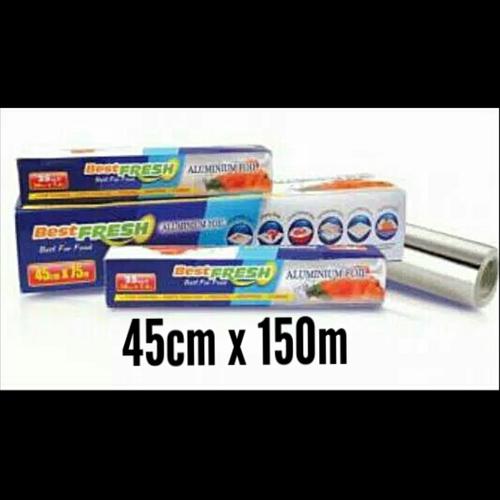Jual aluminium foil roll best fresh 45cm x 150m - Jakarta Barat ...