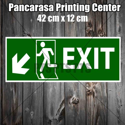 Jual Sticker 17 EXIT Safety Sign Warning Imo Surabaya - Kota Surabaya ...