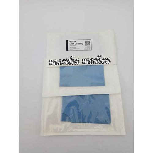 Jual Doek Duk Lubang Bolong Steril Disposable Kain Operasi 25x30 cm ...