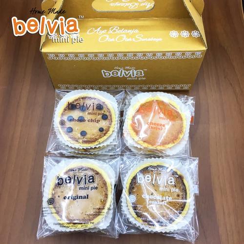 Jual Belvia Mini Pie Mix B Isi 12 per Box | Pie Susu | Surabaya ...