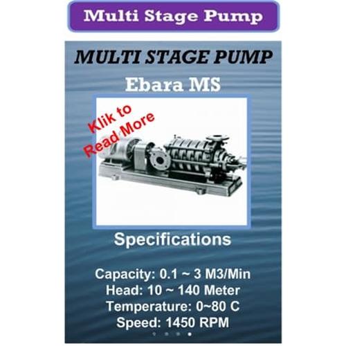 Jual EBARA POMPA MULTI STAGE PUMP MS SERIES TIPE - Kota Surabaya - CV HASIL MANDIRI | Tokopedia