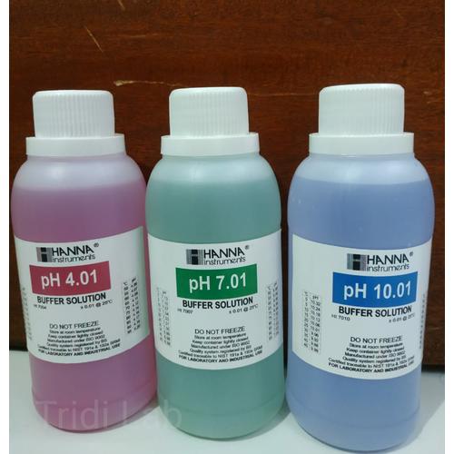 Jual Buffer Solution pH 4/pH 7/pH 10 Hanna 250 ml - Merah - Jakarta Pusat - TRIDILAB | Tokopedia