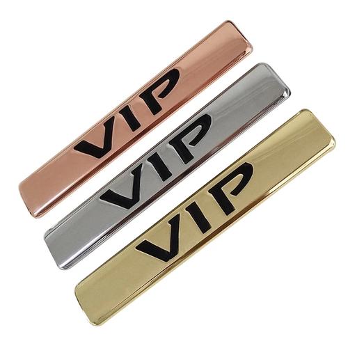 Jual Stiker Emblem 3D Metal Alloy VIP Sticker Logo Car Mobil Motor ...