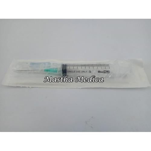 Jual Disposable Syringe With Needle One Med 10cc Onemed 10 ml Satuan ...