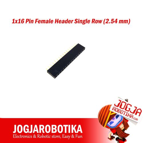 Jual 1x16 Pin Female Header Single Row (2.54 mm) - Kab. Sleman ...