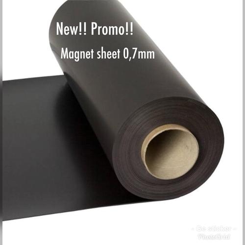 Jual NEW!! PROMO!! STICKER / STIKER MAGNET SHEET BLACK 0.7mm (60cmx50cm ...