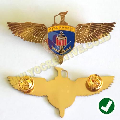 Jual Wing Brevet dari Logam Desain Bisa Custom Sesuai Keinginan Anda ...
