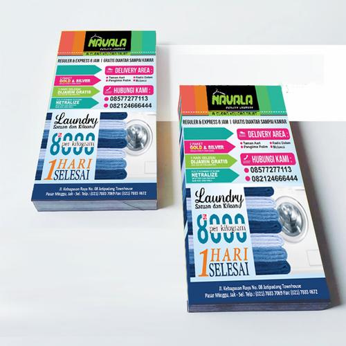 Jual Cetak brosur / flyer / bon / nota FULL COLOR 1/3 A4 - Jakarta ...