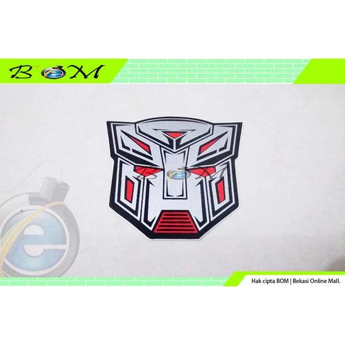 Jual stiker sticker motor mobil gambar logo transformer transformers ...