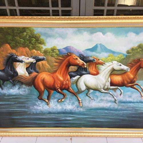 Jual lukisan kuda Air pegunungan - Kab. Bandung - Jelekong Art | Tokopedia