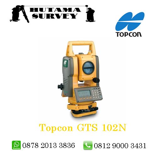 Jual Total Station Topcon GTS 102N, GTS102N, GTS-102 + Sertifikat & Garansi - Kota Tangerang ...